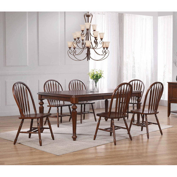 Sunset Trading Andrews 7 - Piece Solid Wood Dining Set | Wayfair